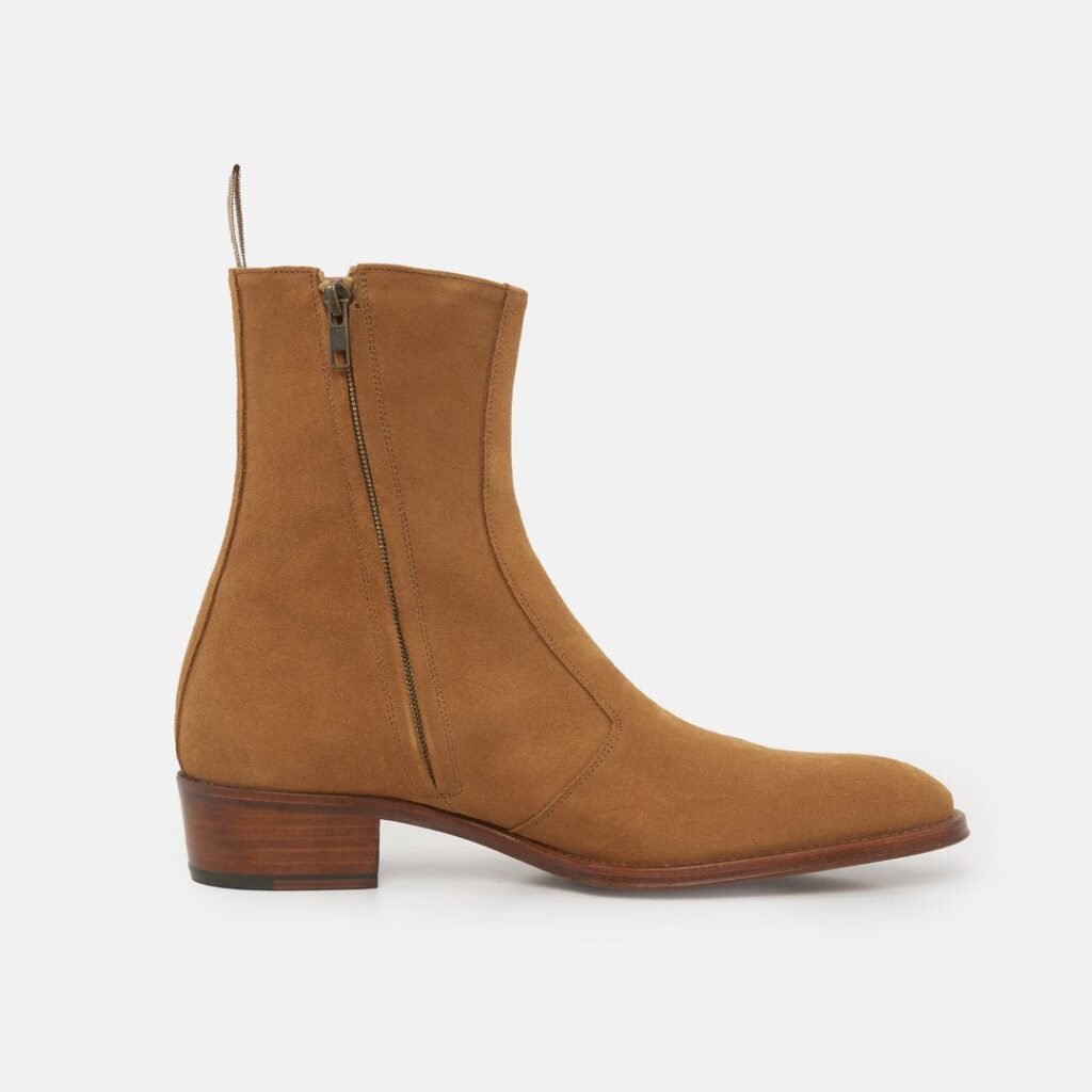 Handmade Leather Zipper Boot for Men | broyal.in